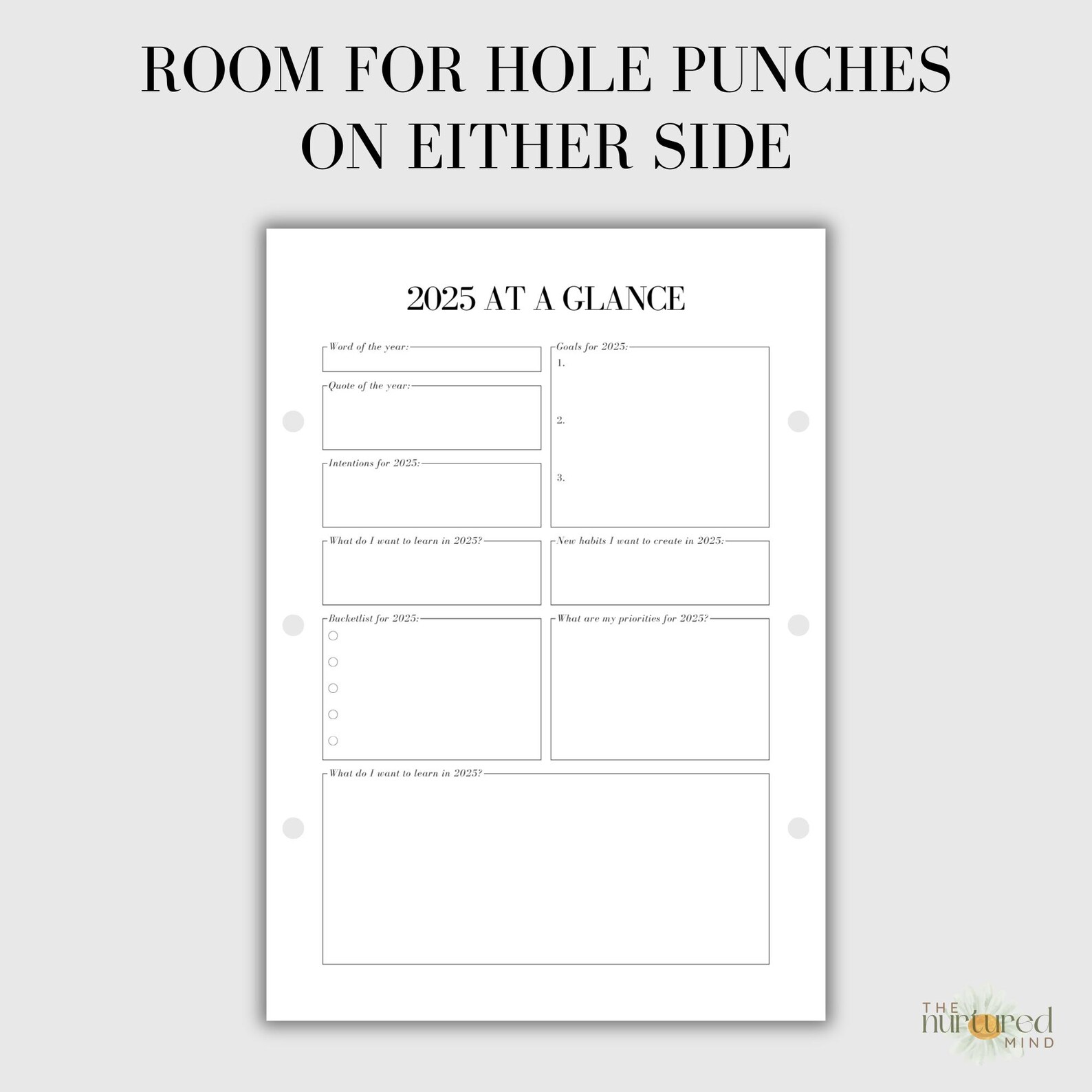 2025 Action Plan | Quarterly Planner | Printable Monthly Goal Planner ...
