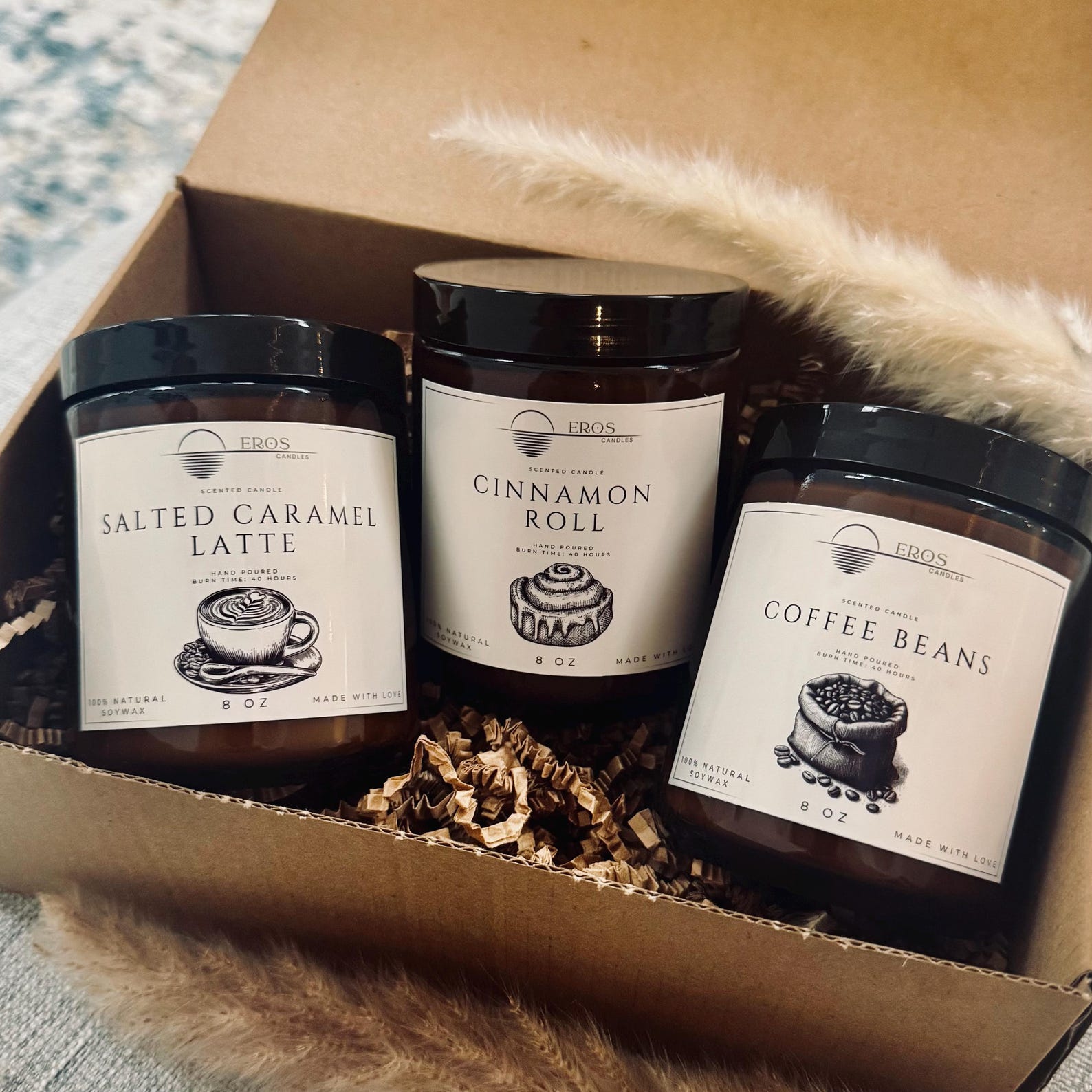 Maple Walnut Pancakes Scented Candle | 100% Natural Soy Wax | Hand ...