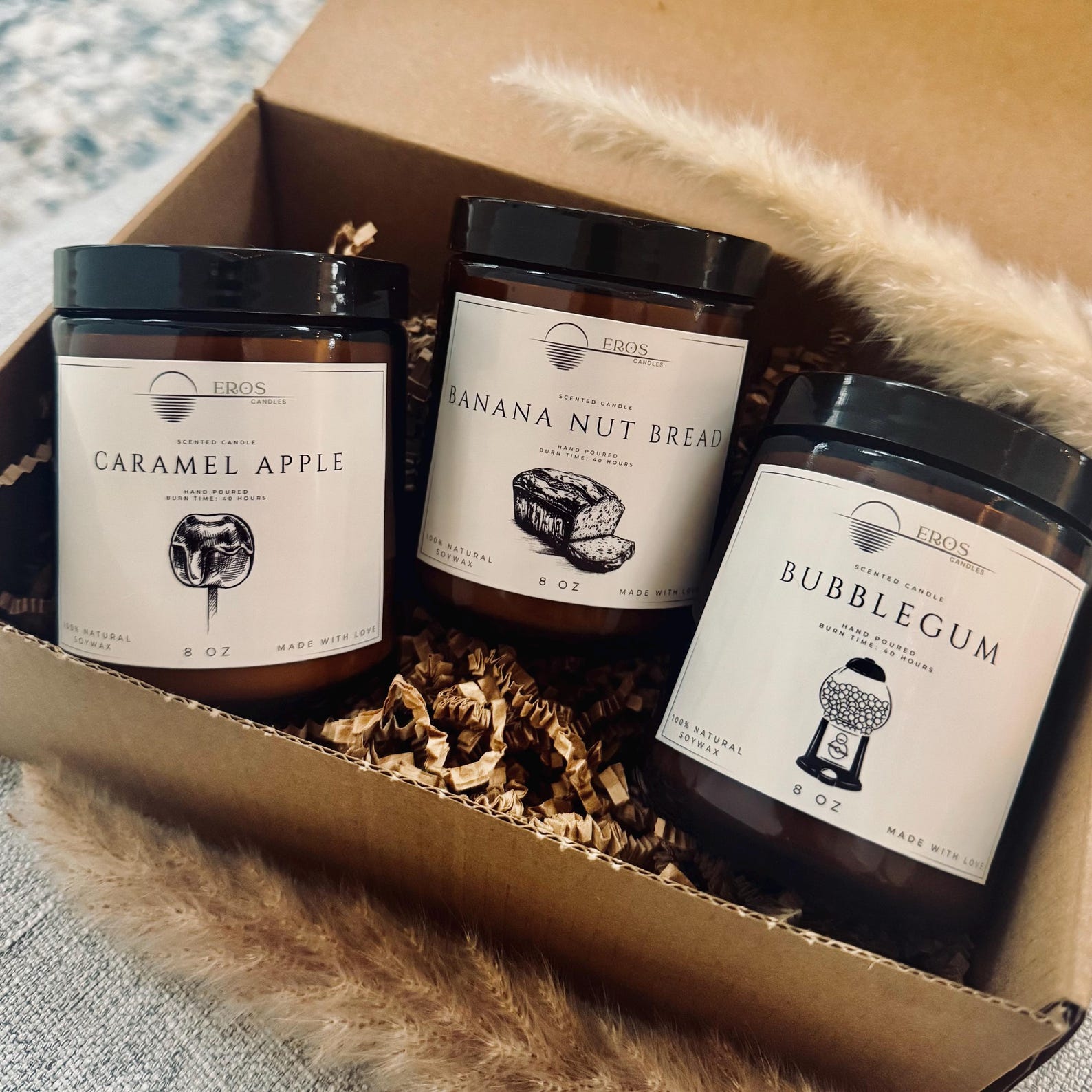 Maple Walnut Pancakes Scented Candle | 100% Natural Soy Wax | Hand ...