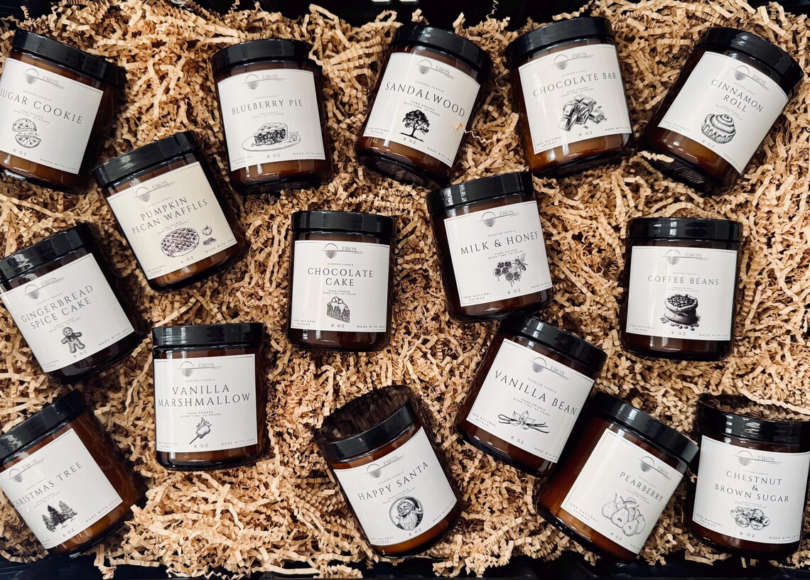 Maple Walnut Pancakes Scented Candle | 100% Natural Soy Wax | Hand ...