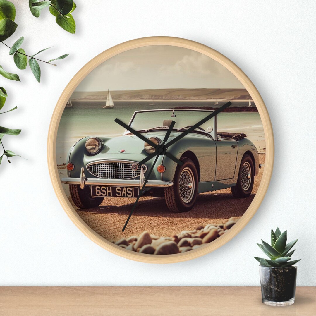 Austin Healey Frogeye Sprite Wall Clock: Vintage Car Art - Etsy