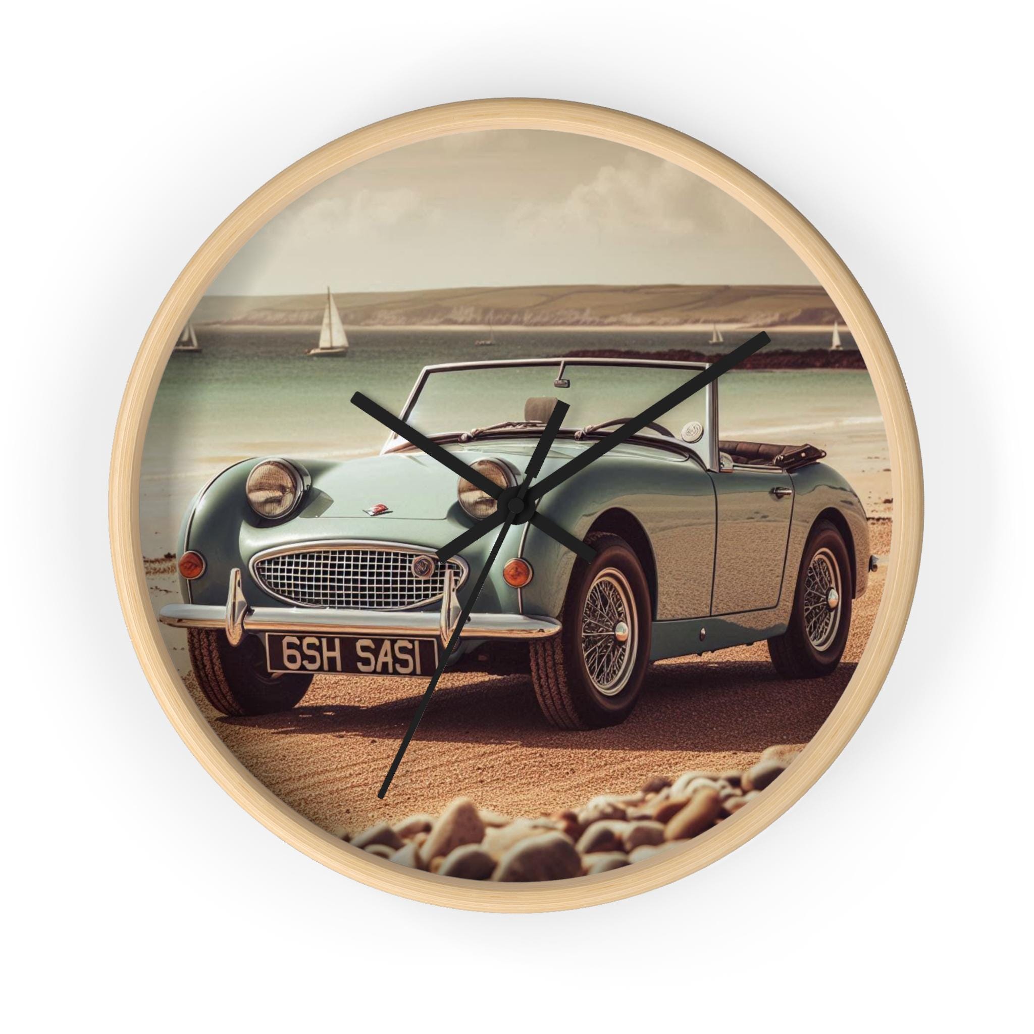 Austin Healey Frogeye Sprite Wall Clock: Vintage Car Art - Etsy