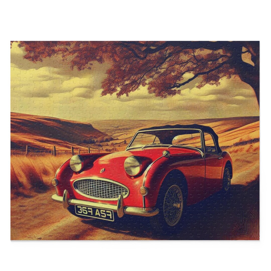 Austin Healey Frogeye Sprite Puzzle (500-piece), Fun Puzzle, Sprite ...