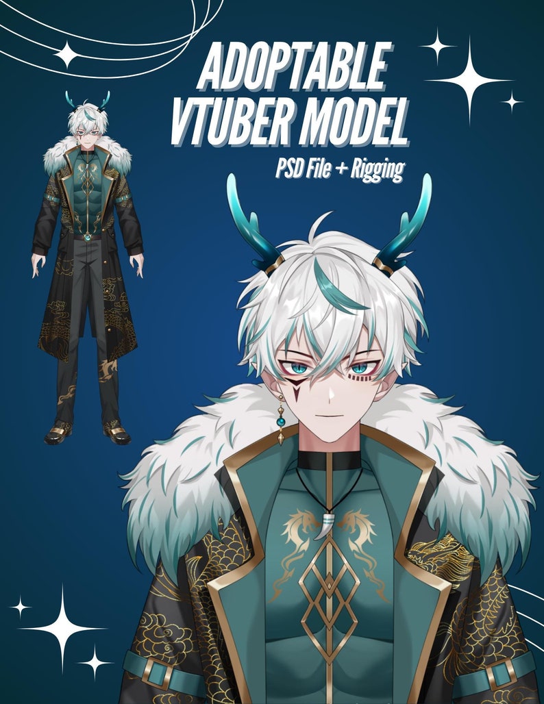 Adoptable Completed & Unique Vtuber Model // Ready to Use // Made With ...
