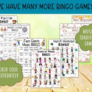 Elvis Presley Music Bingo Game | Printable Classroom Activity | Spotify ...