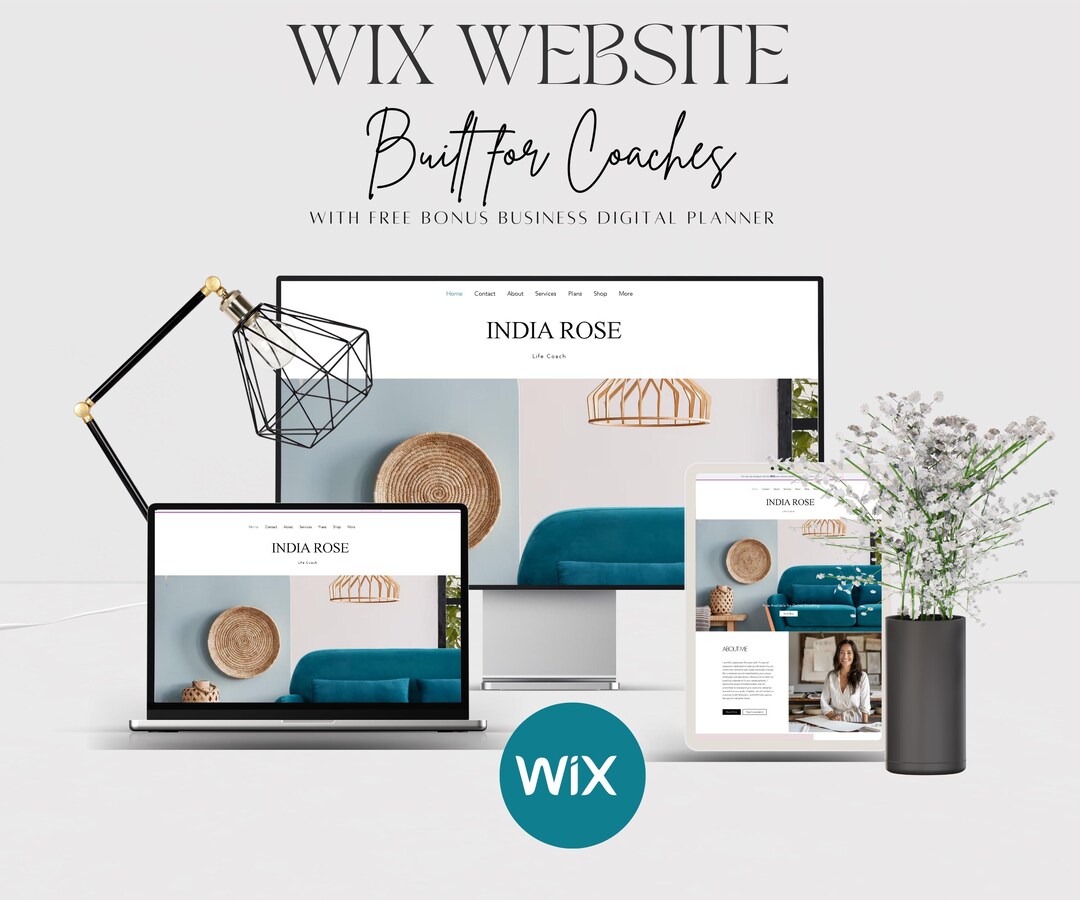Wix Website Template, Premium Wix Template, Coaching Website, Wix ...