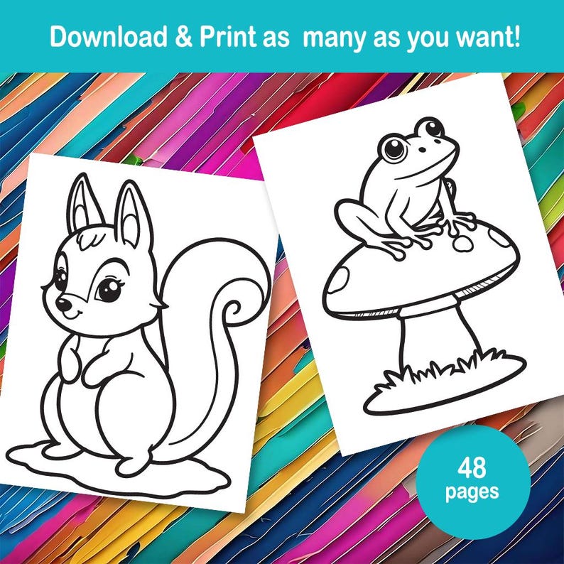 48 Easy Coloring Pages for Kids, Toddlers, Preschoolers Toddlers ...