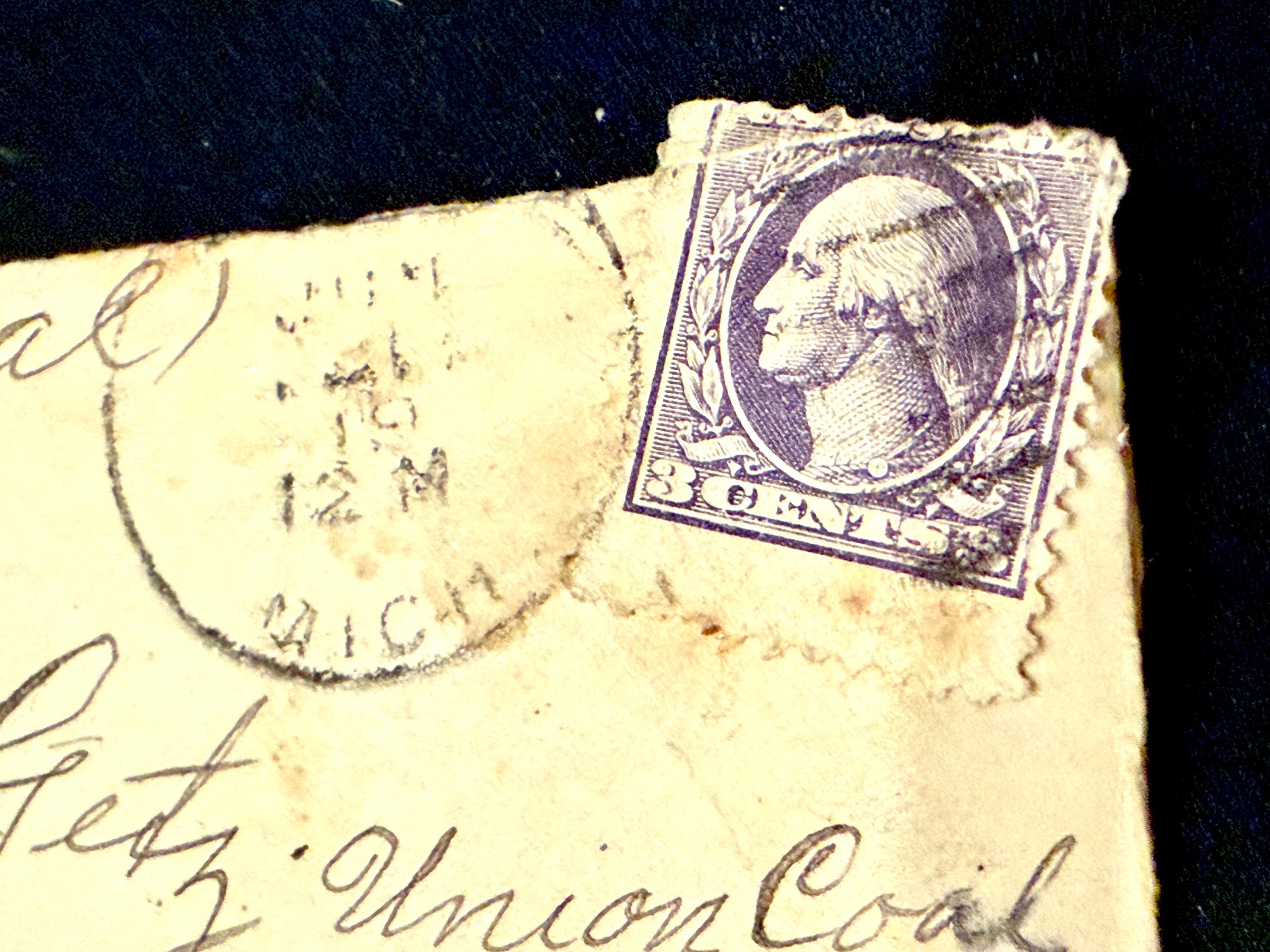1900s Humorous Handwritten Letter | Chicago IL Ephemera, 3c Washington ...