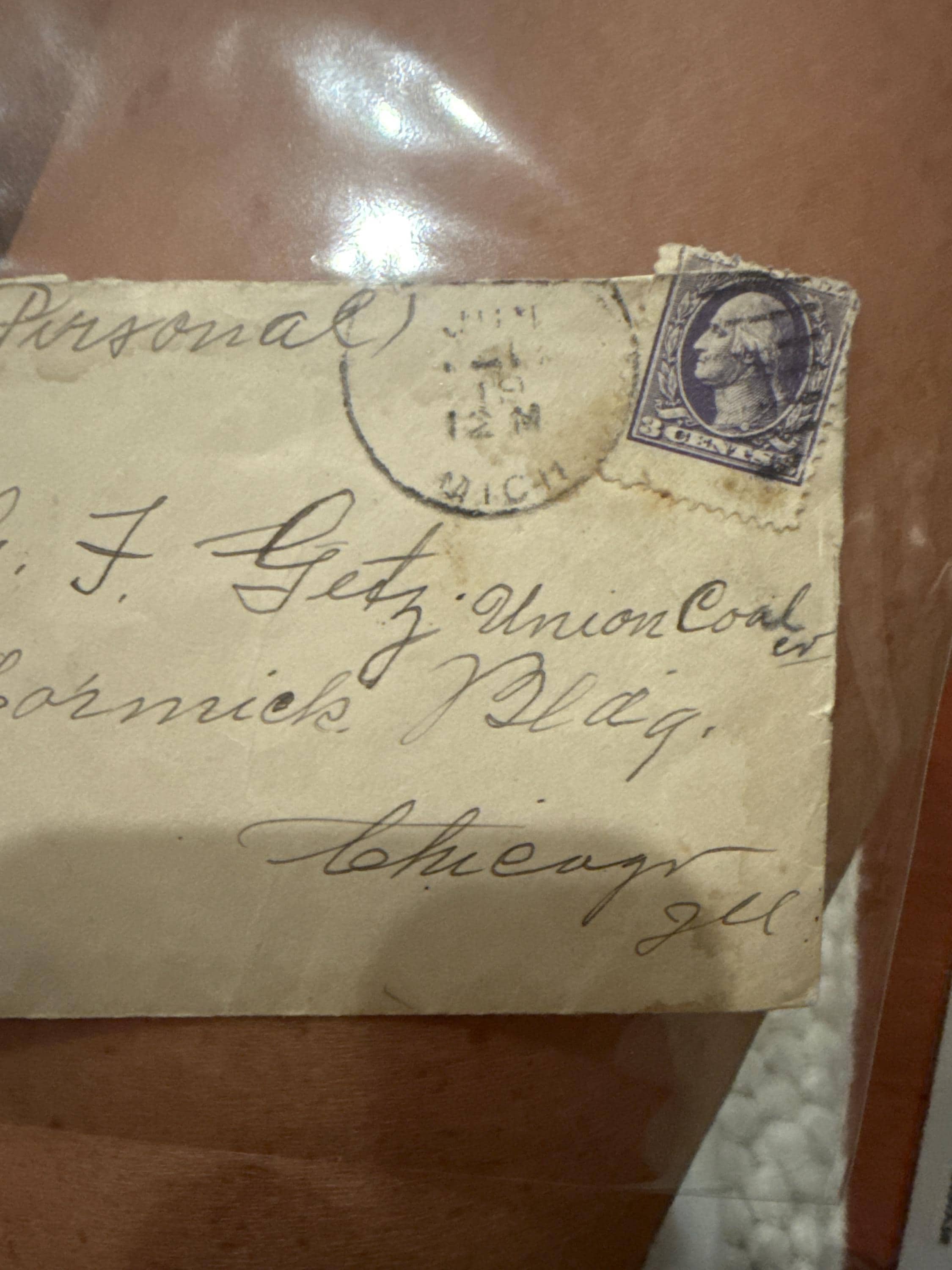 1900s Humorous Handwritten Letter | Chicago IL Ephemera, 3c Washington ...