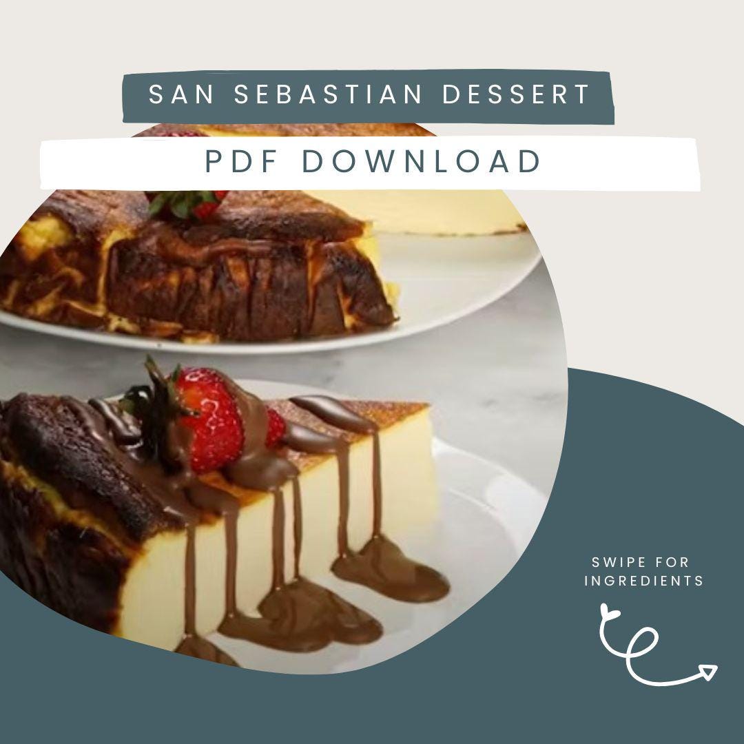 San Sebastian Cheesecake Recipe Turkish Dessert Recipe Dessert Recipe ...