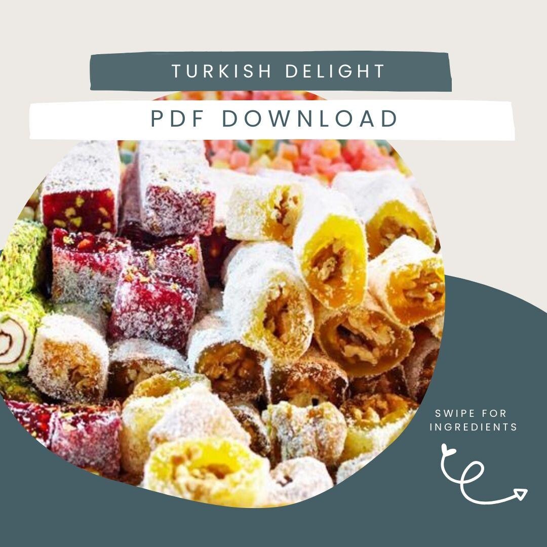 Turkish Delight Recipe Lokum Recipe Homemade Turkish Delight ...