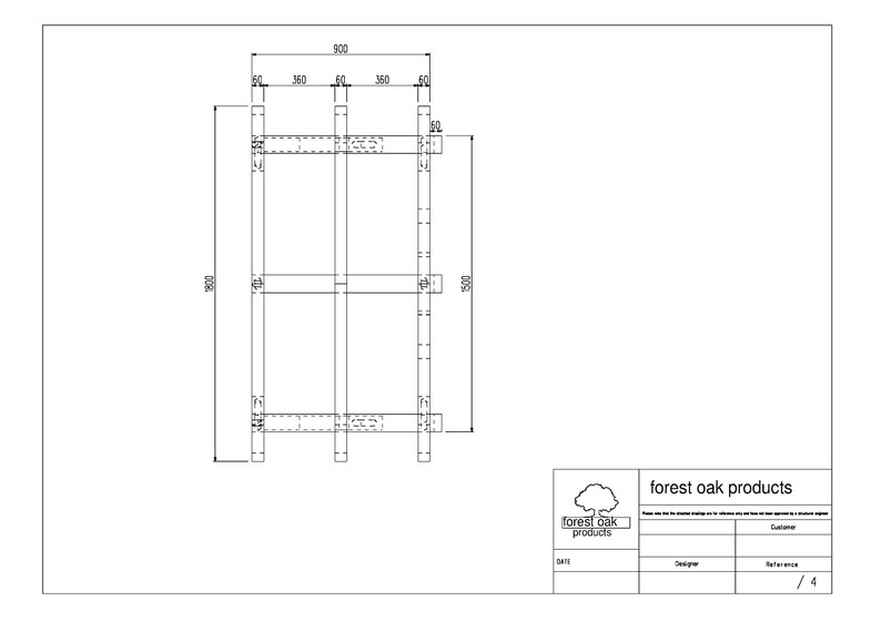 Oak Porch Canopy Kit: Traditional Mortise & Tenon Design - Etsy UK