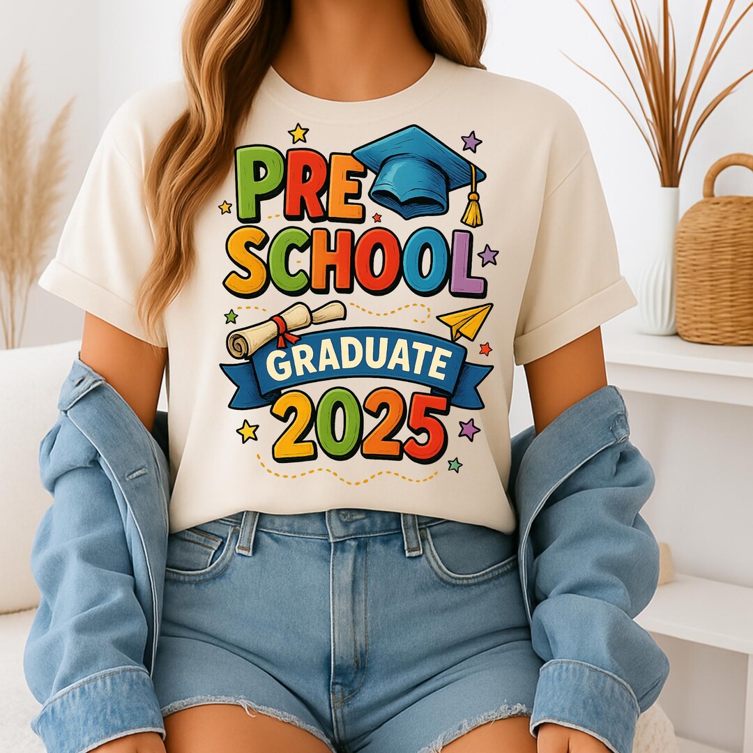 Preschool Graduate 2025 SVG, PNG, JPG – Preschool Grad Digital Download ...