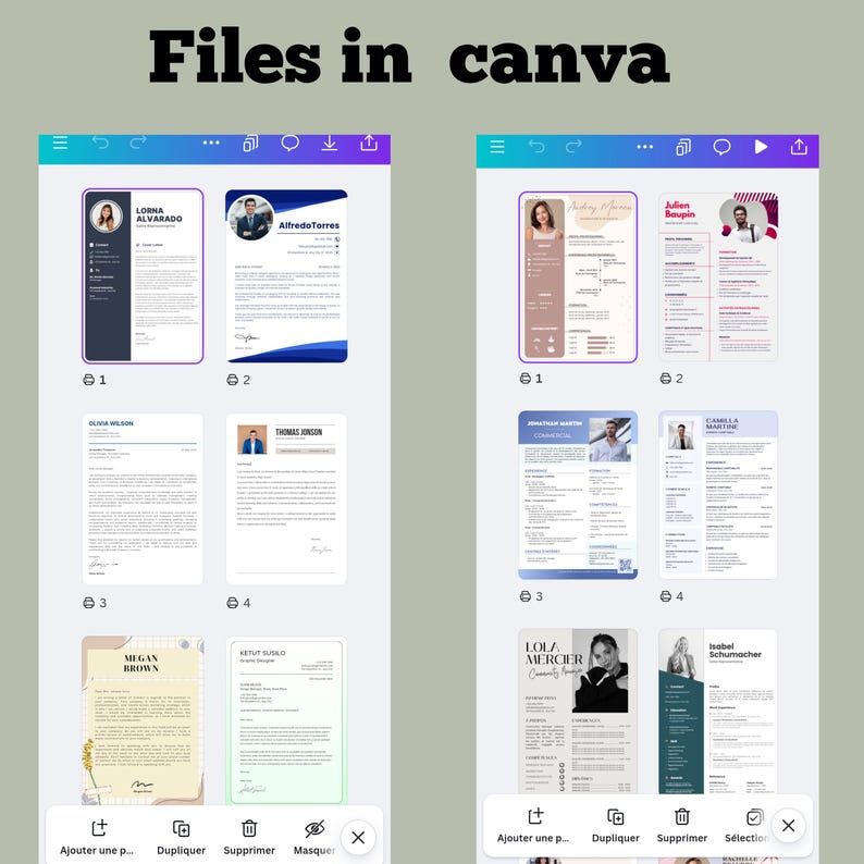 100 Editable Canva CV Templates PLR+20 Cover Letters,rebrandable Resume ...