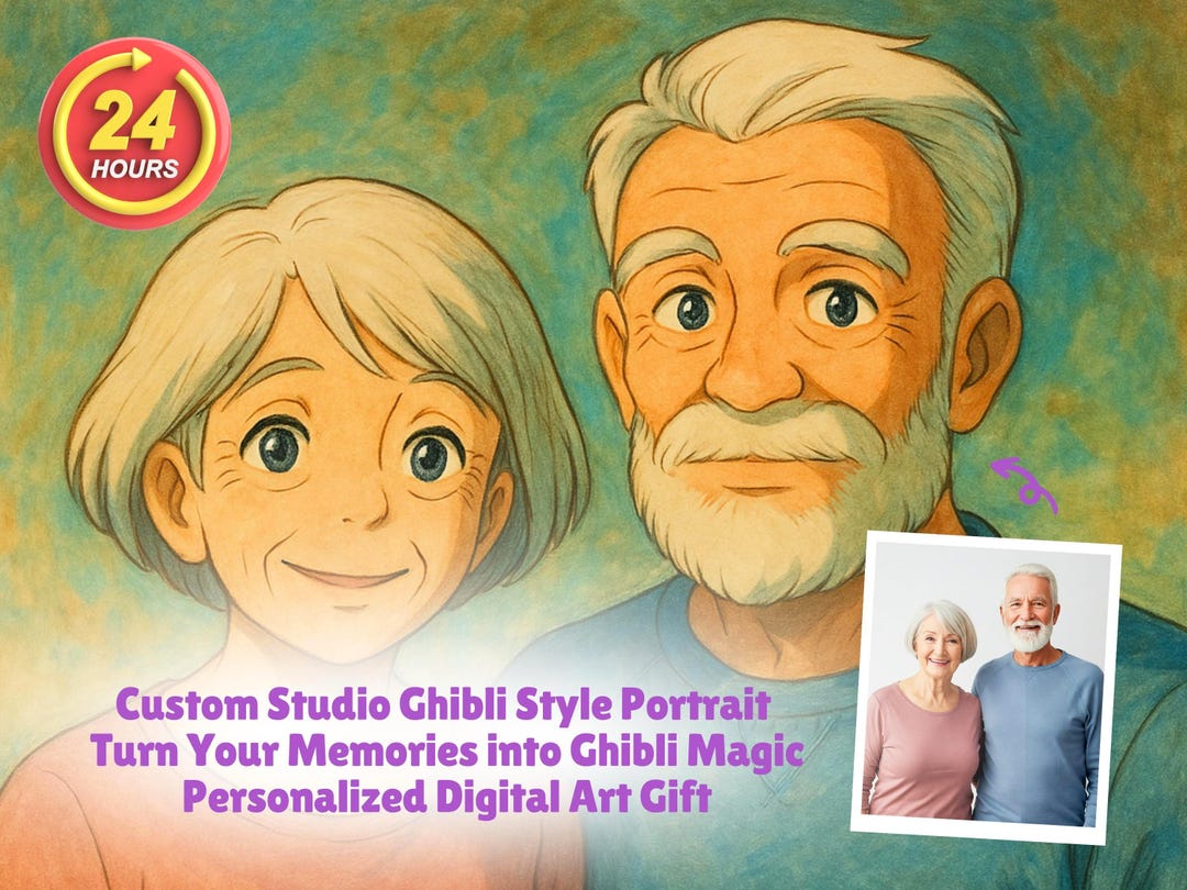Custom Studio Ghibli Style Portrait | Turn Your Memories Into Ghibli ...