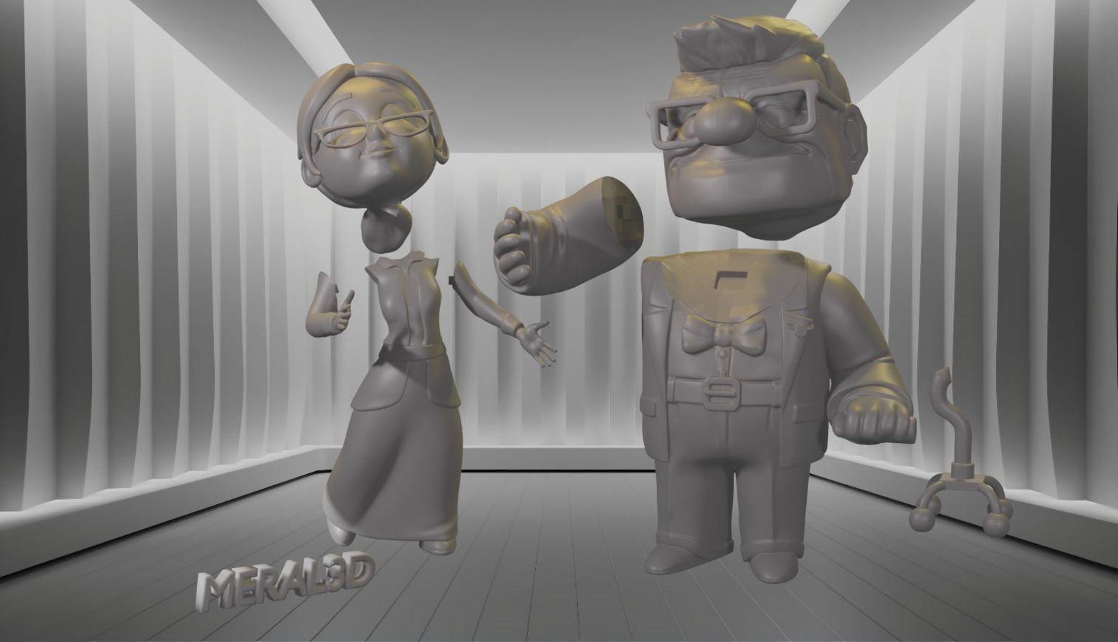 Pixar up 3d STL FİLE - Etsy