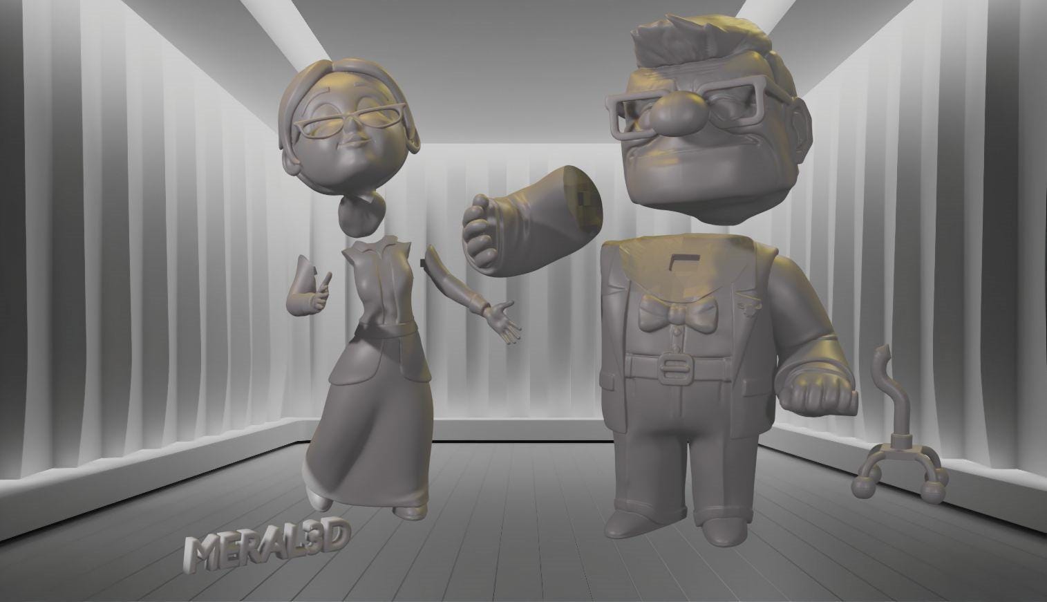 Pixar up 3d STL FİLE - Etsy