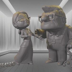 Pixar up 3d STL FİLE - Etsy