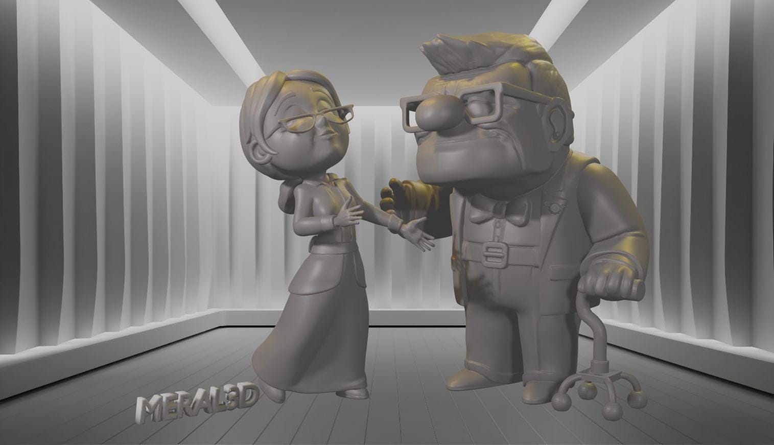 Pixar up 3d STL FİLE - Etsy