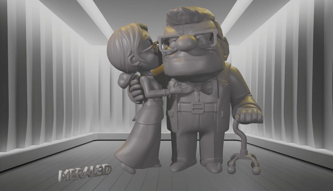 Pixar up 3d STL FİLE - Etsy