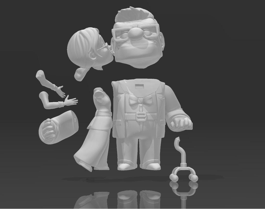 Pixar up 3d STL FİLE - Etsy