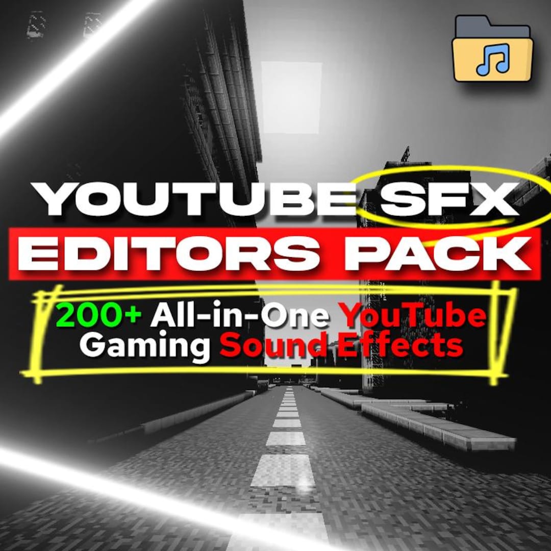 Youtuber Gaming SFX Editors Pack V1.0 (all-in-one Sound Effects for ...