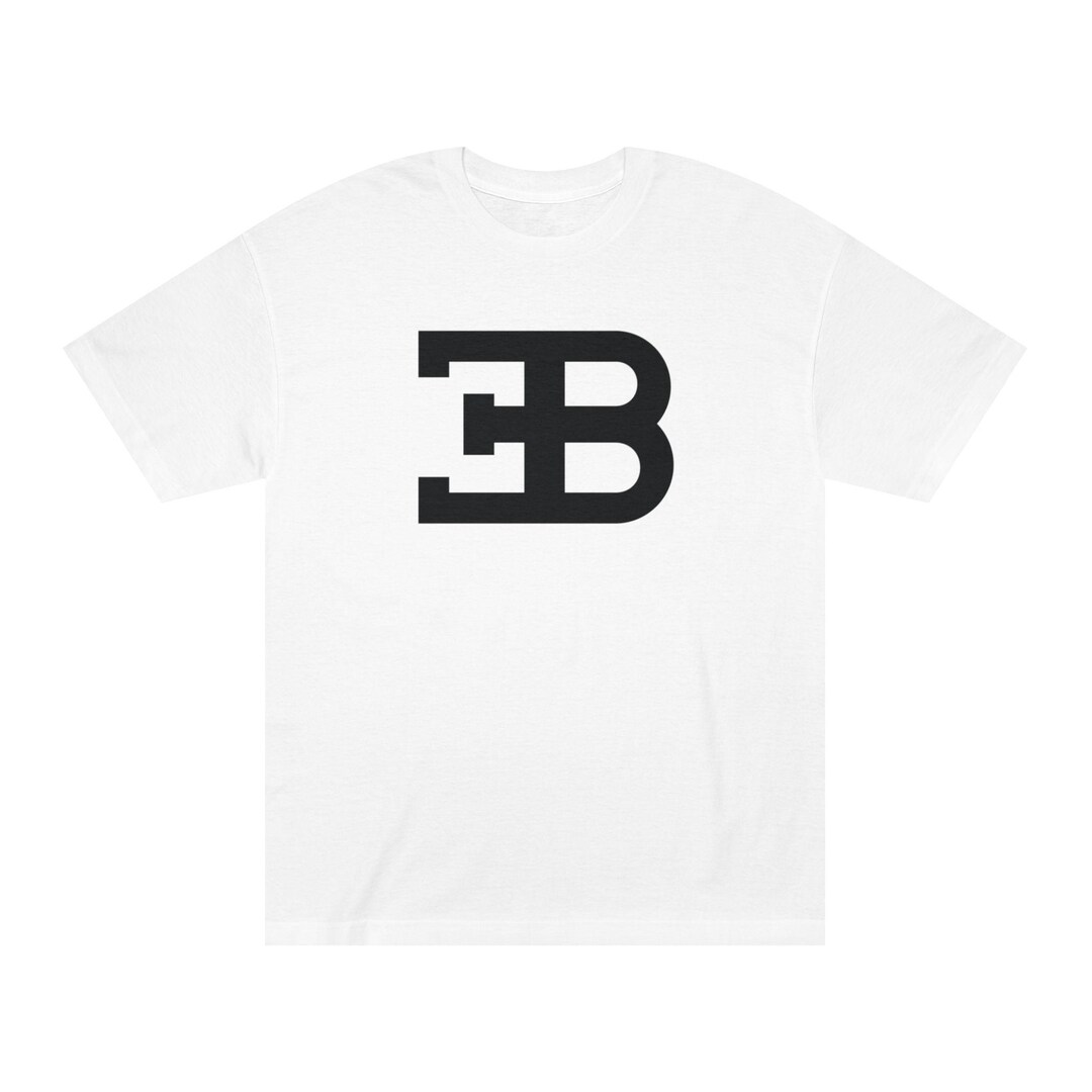 Bugatti Unisex Classic Tee, Ettore Bugatti Logo Emblem Shirt, Car ...