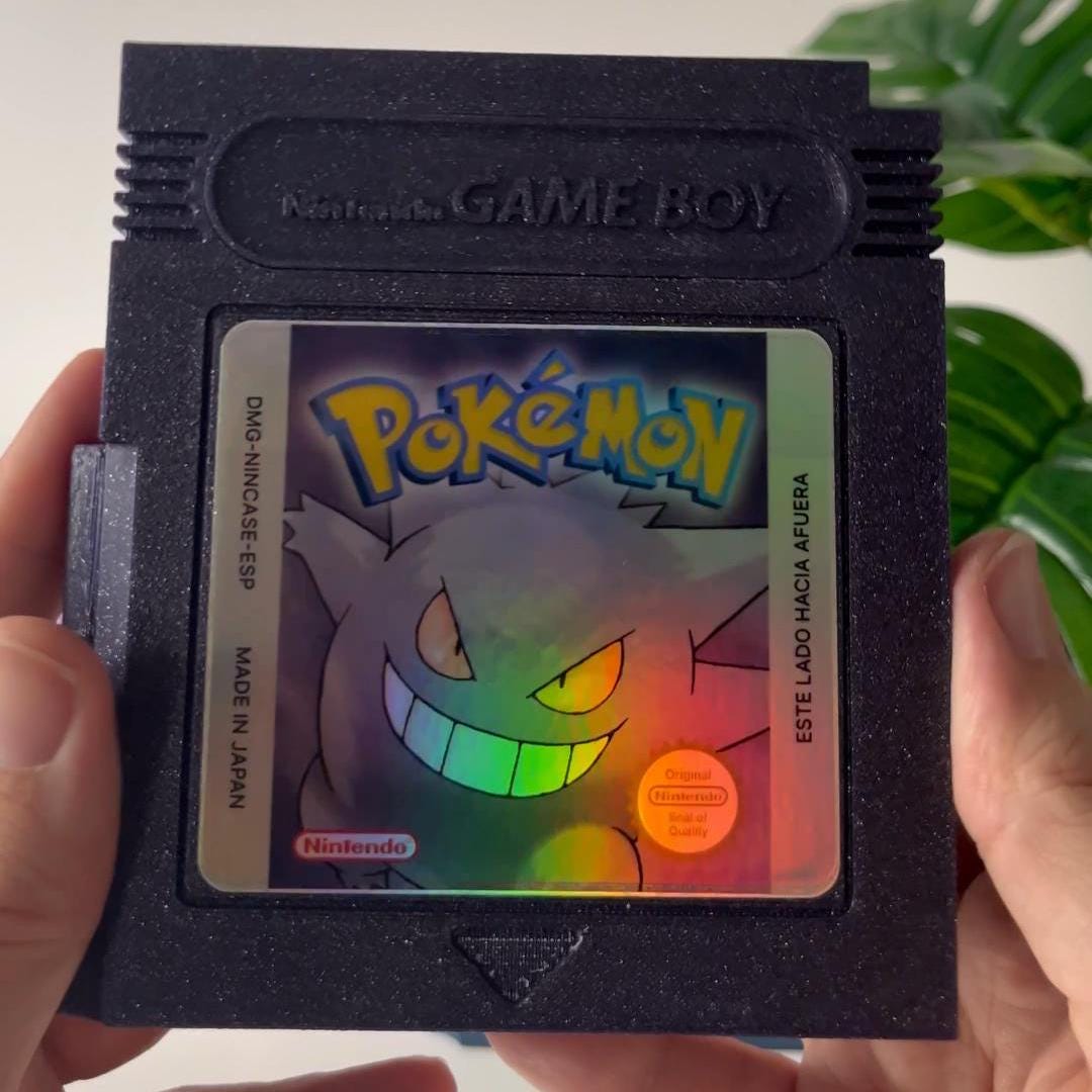 Custom Nintendo Switch Case Pokemon Gengar Gameboy Cartridge Display ...