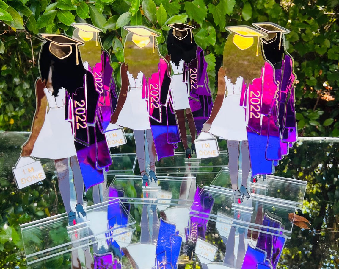 Custom Acrylic Graduation Standees | Personalized Graduation ...