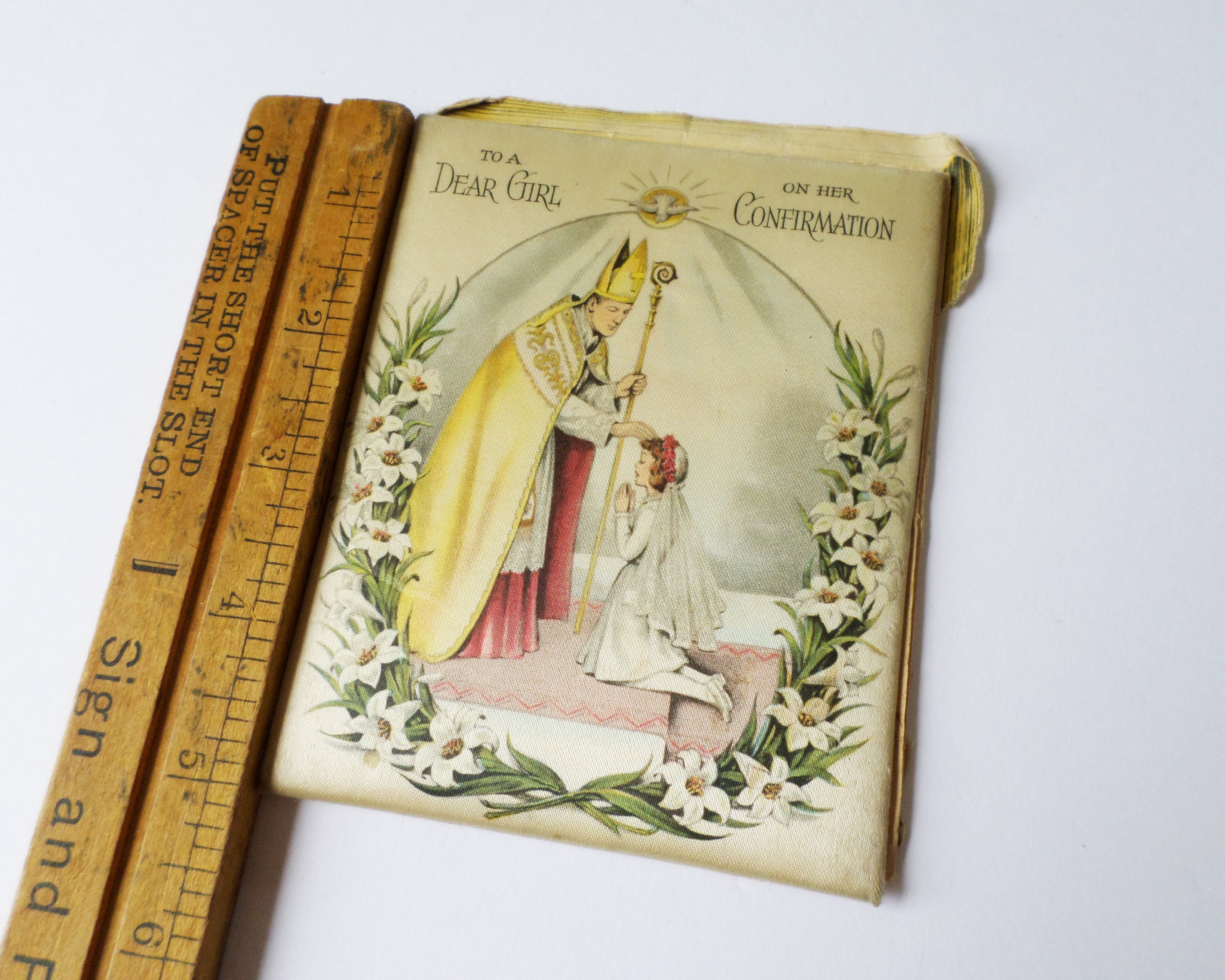 Vintage Confirmation Booklet Confirmation Card Catholic - Etsy