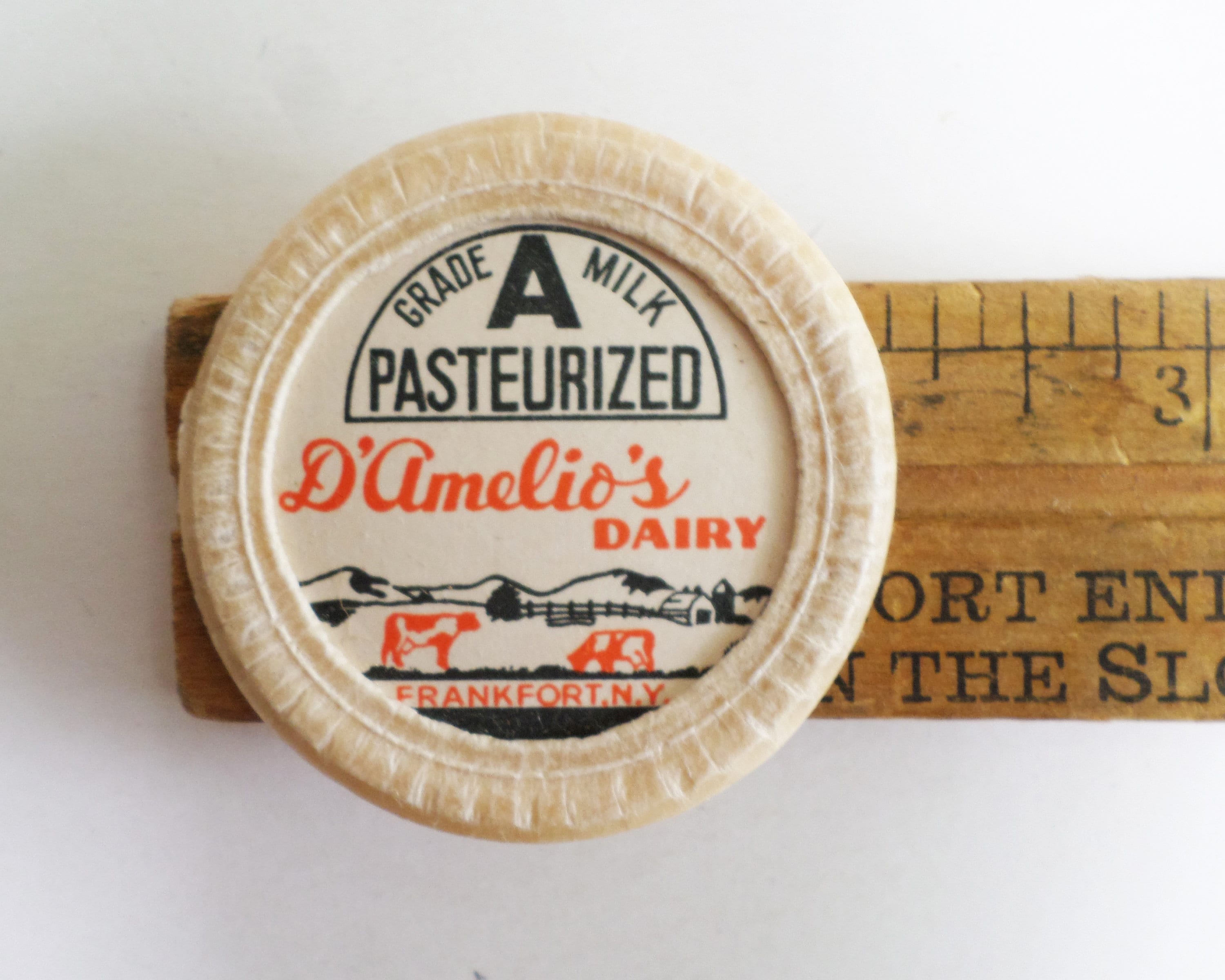 36 Large Vintage Milk Bottle Caps, Dairy Pogs, Cardboard Milk Caps ...