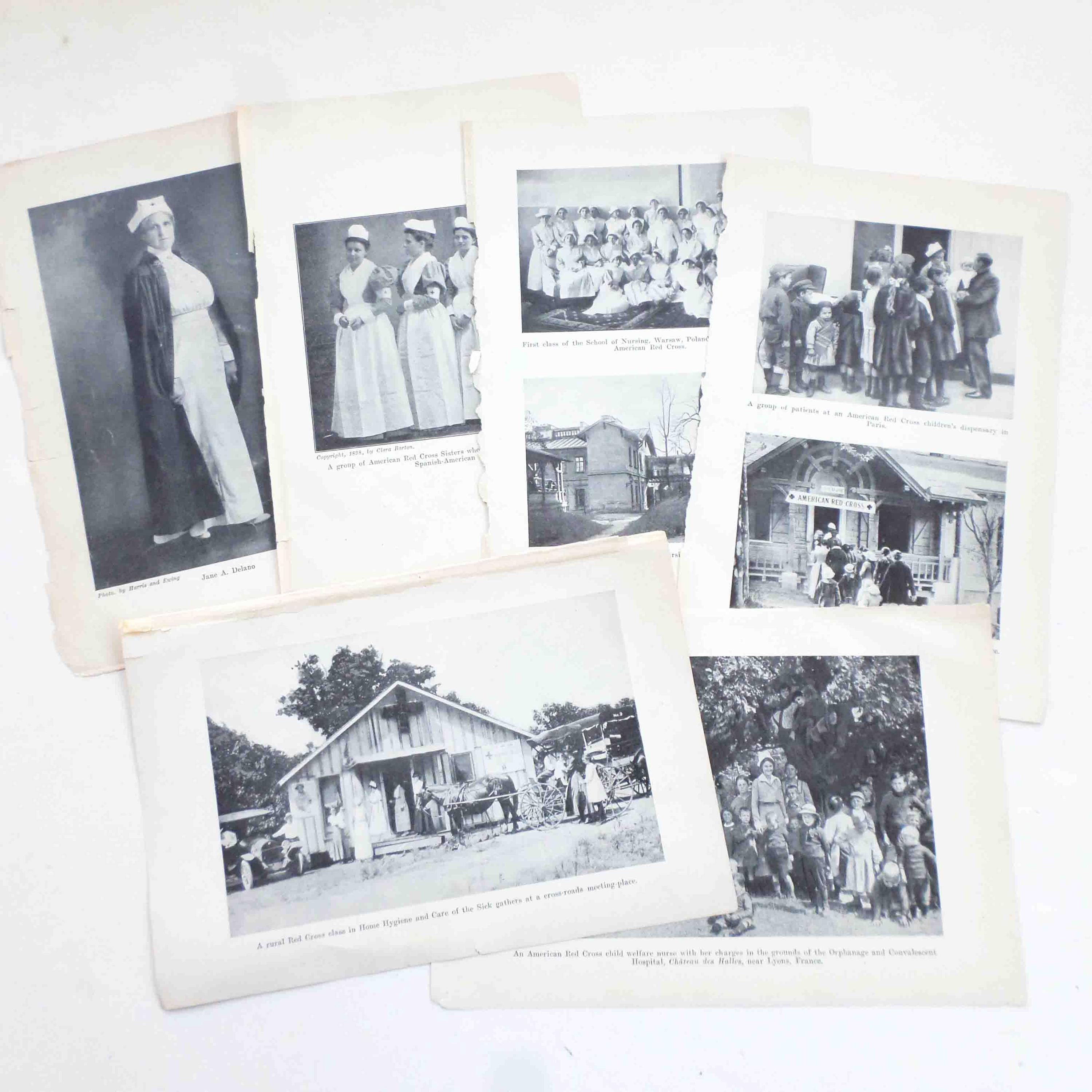 Vintage American Red Cross Book Pages, Red Cross Photos and ...
