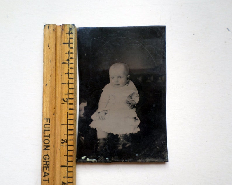 3 Antique Baby Tintype Photographs, 19th Century Baby Ferrotype ...