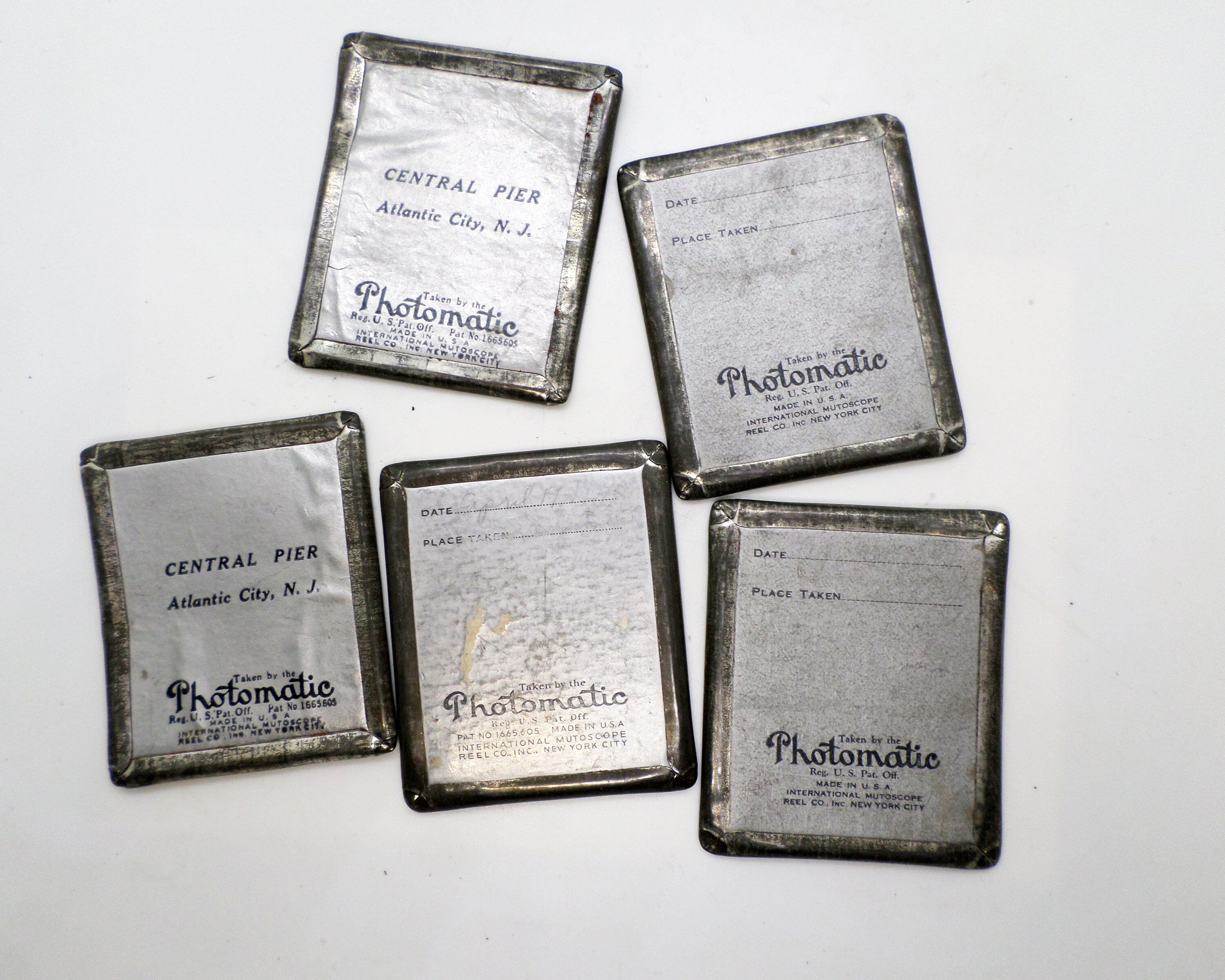 5 Vintage Photomatic Photos, 1940s Photo Booth Images, BW Photographs ...