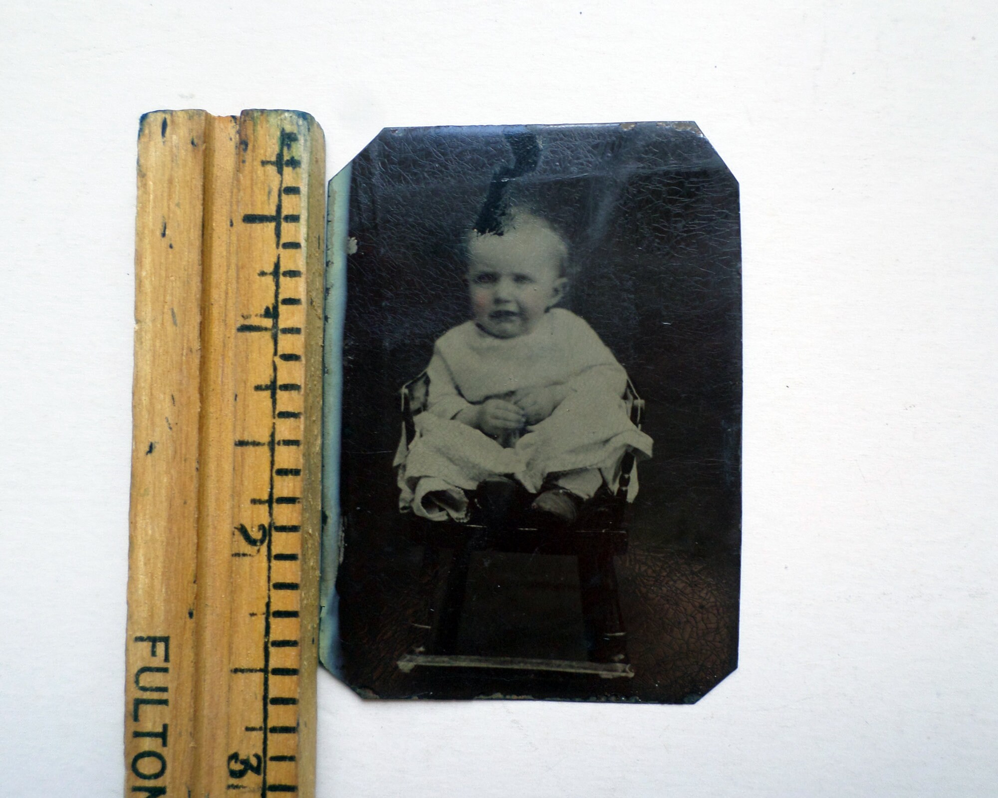 3 Antique Baby Tintype Photographs, 19th Century Baby Ferrotype ...