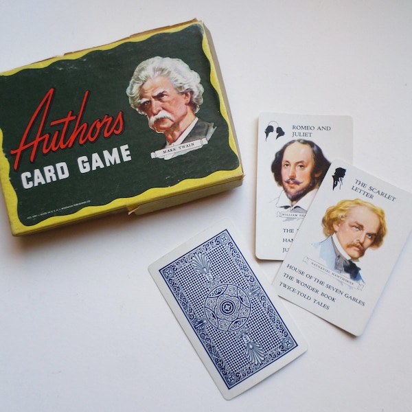 Authors Card Game - Etsy