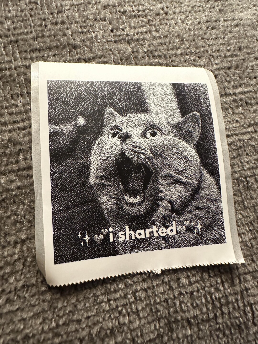 I Sharted | Lofi Label Tape Sticker - Etsy