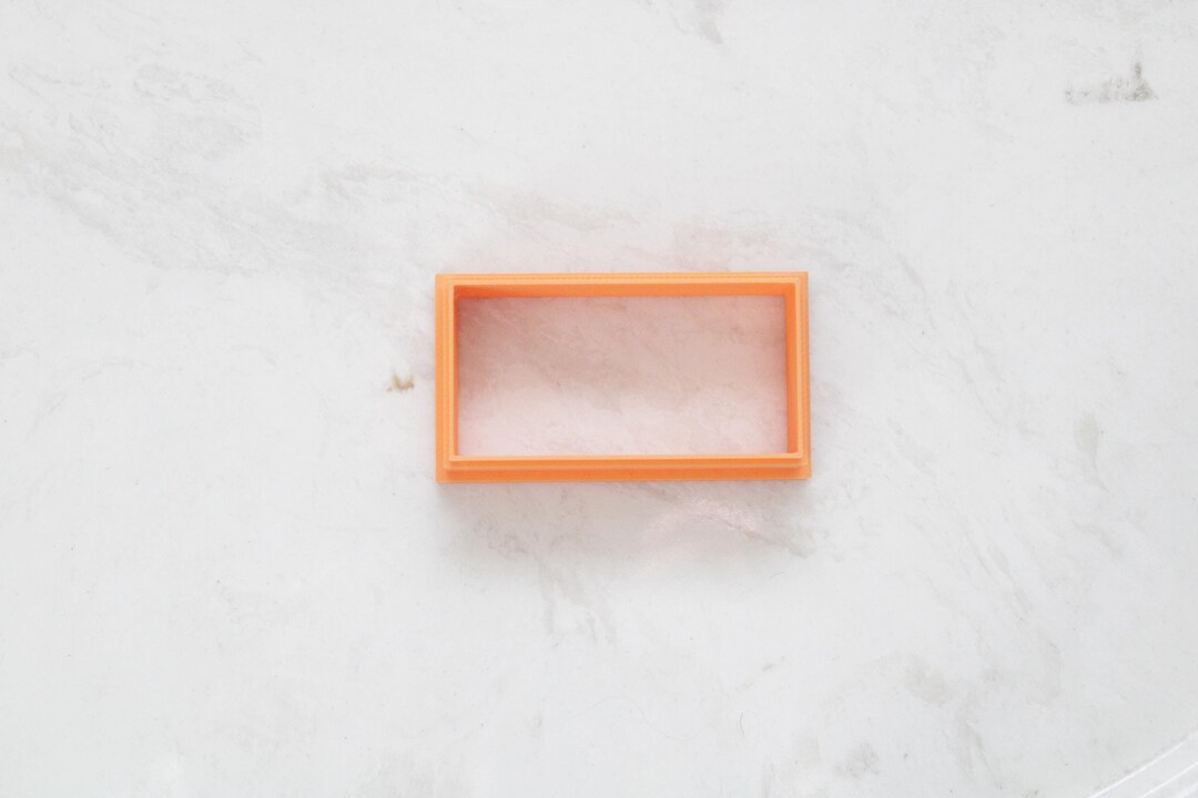 Rectangle Plaque Cookie Cutter, Rectangle Cookie Cutter, Cookie Sticks ...