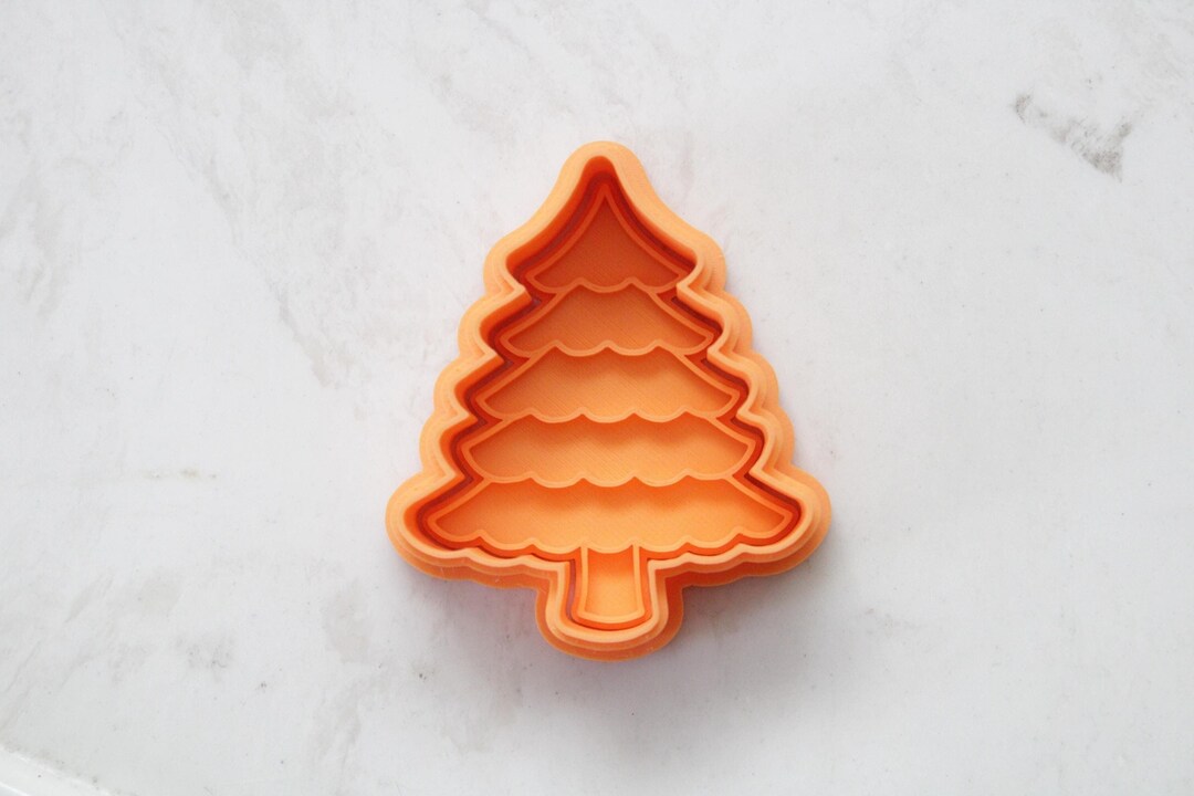 Tree Cookie Cutter and Stamp - Tree Cookie Cutter - Christmas Cookie ...