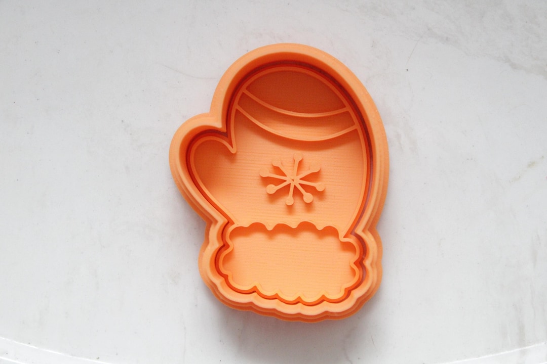 Mitten Cookie Cutter and Stamp Winter Cookie Cutter Christmas Cookie ...