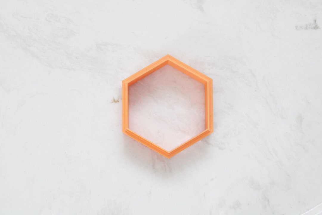Hexagon Plaque Cookie Cutter, Hexagon Cookie Cutter, Cookie Cutters ...