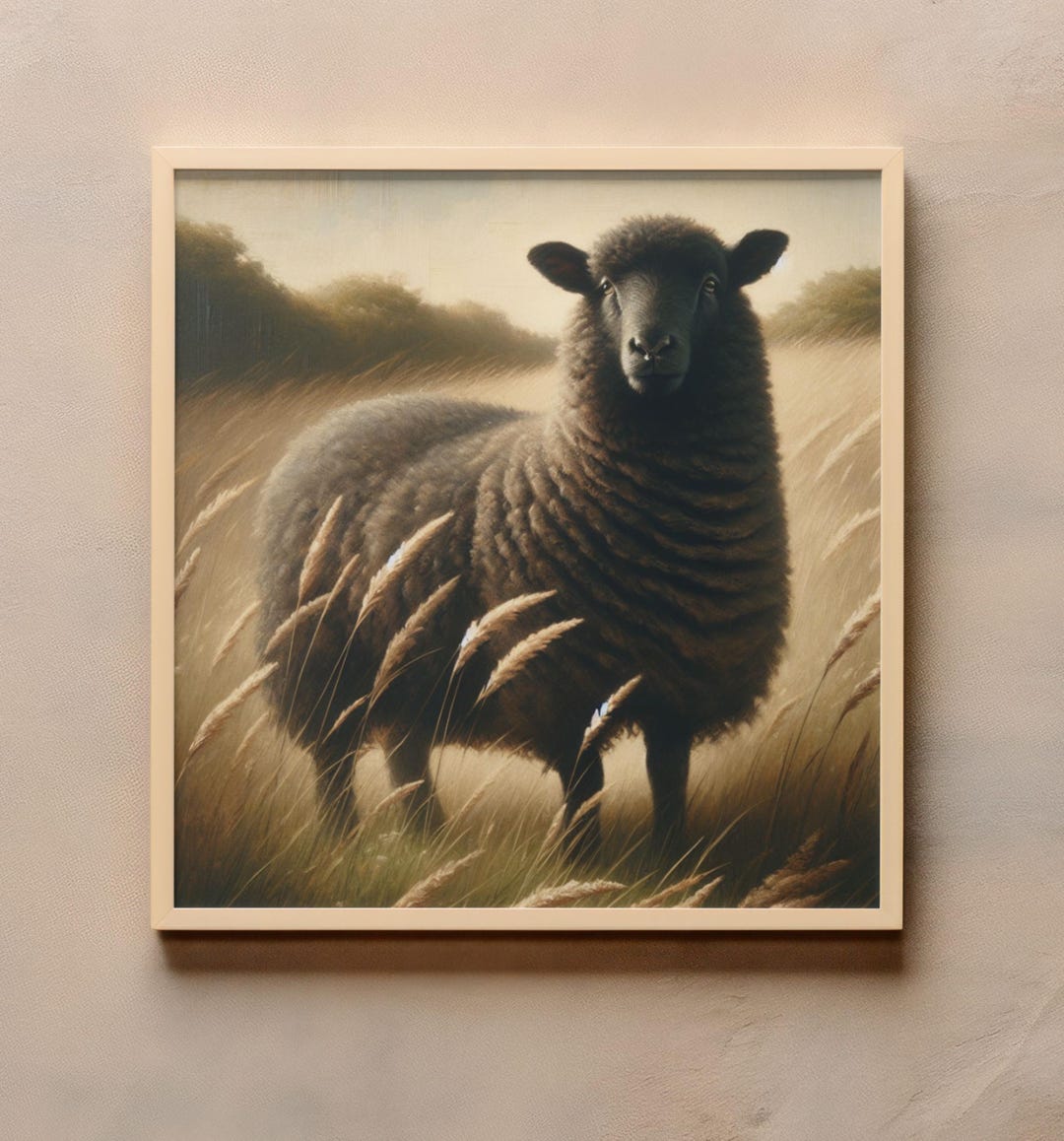 Rustic Black Sheep Art Poster Farmhouse Decor Vintage Black Sheep ...