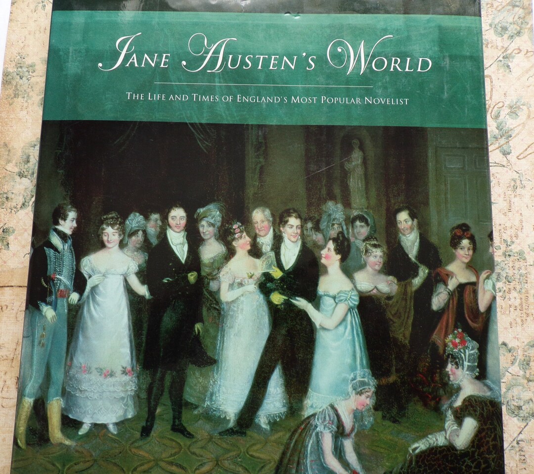Jane Austen's World Book, Hardbound With Book Jacket, Maggie Lane - Etsy