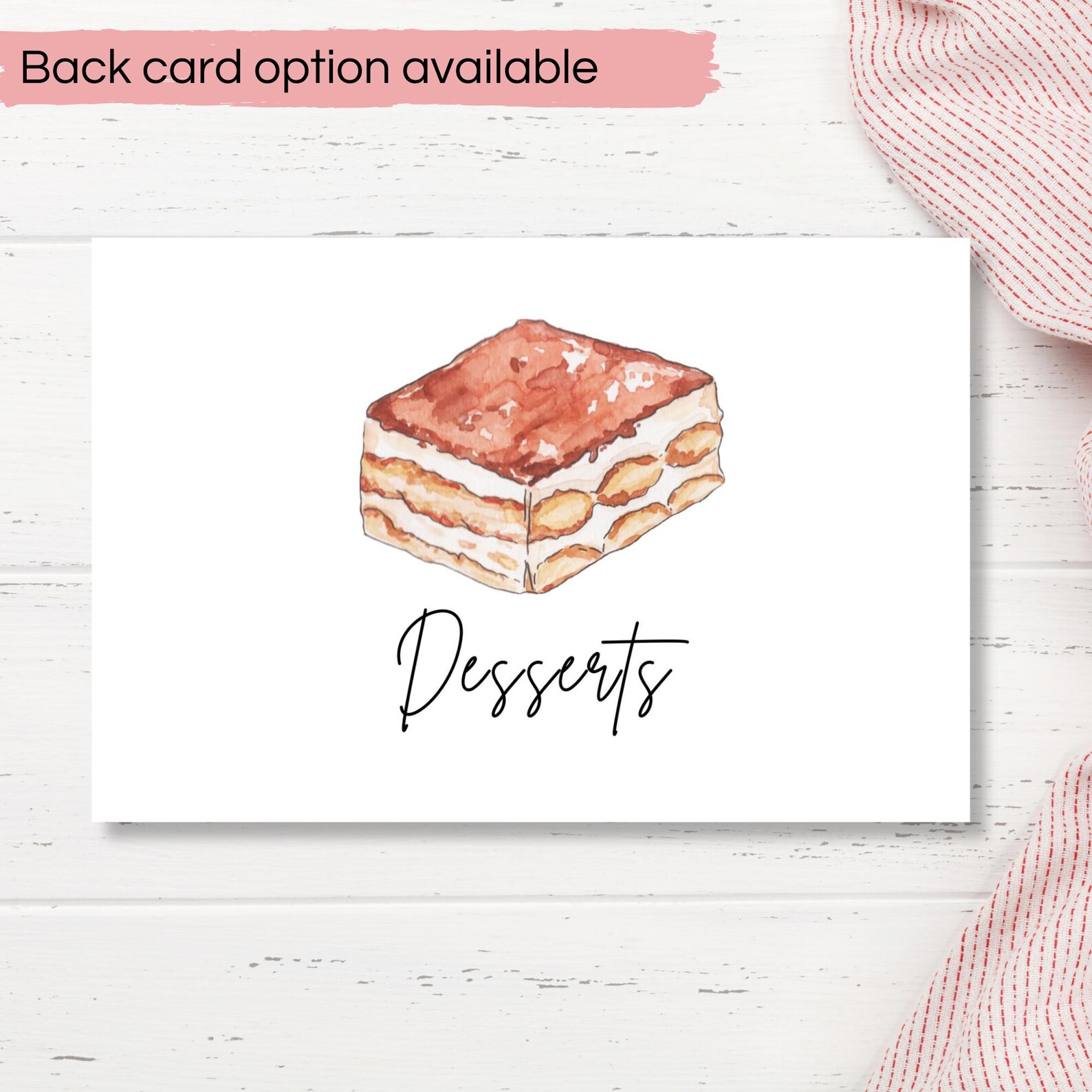 Customizable Recipe Card Template With Back Card Modern Font Canva ...