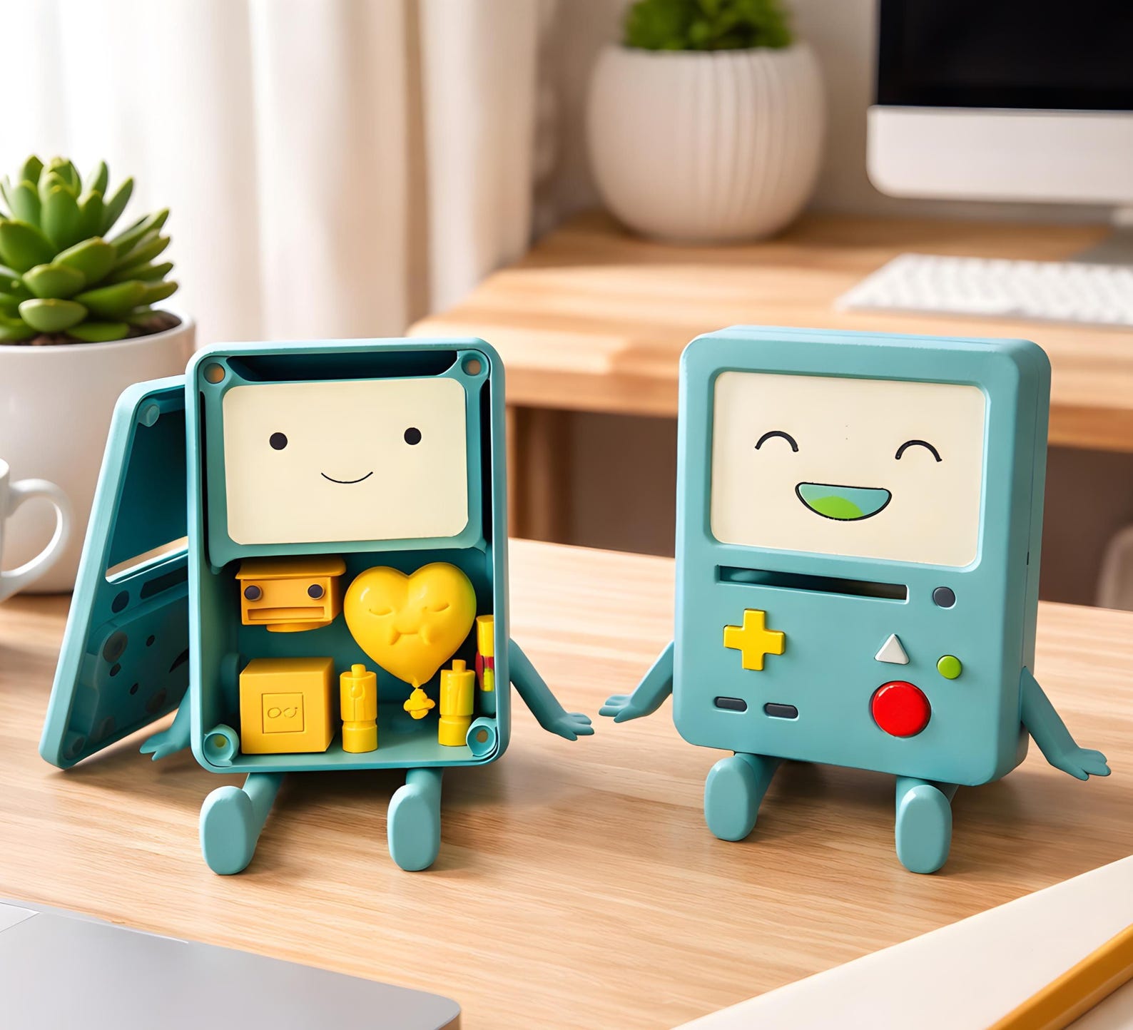 Lifesize BMO Interactive Display Figure – Magnetic Faces, 3D Printed ...
