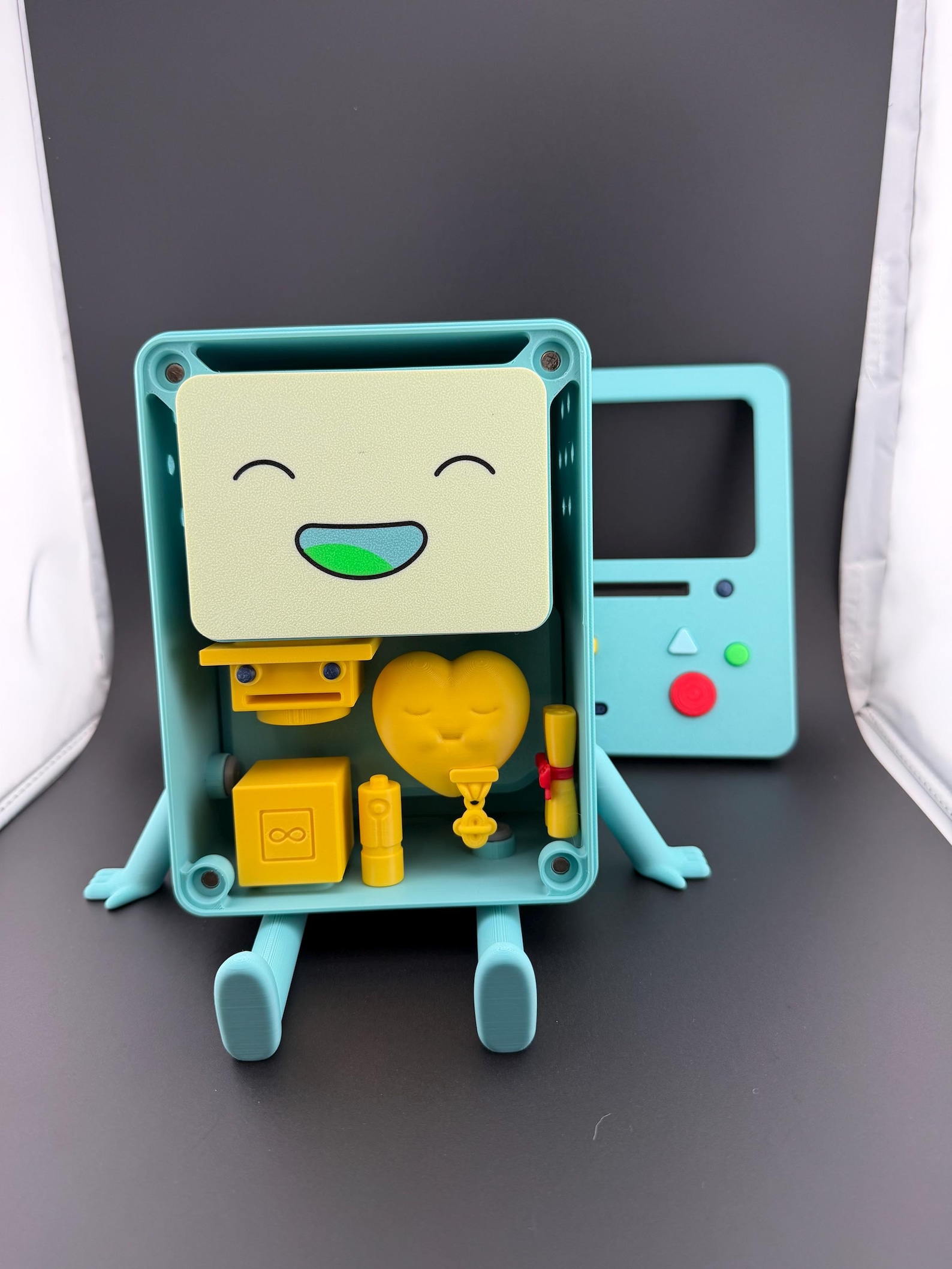 Lifesize BMO Interactive Display Figure – Magnetic Faces, 3D Printed ...