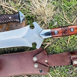 20-inch Blade Hand-forged Hunting Sword - Viking Design-custom Made ...