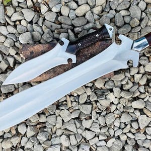 20-inch Blade Hand-forged Hunting Sword - Viking Design-custom Made ...