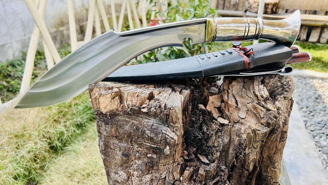 14-inch Blade Modern 2 Chira Kukri | High Carbon Steel 5160 | White ...