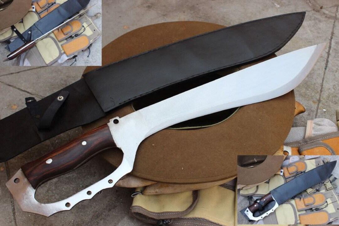 16 Inch Blade D-guard Bush Craft Machete-camp and Brush Tool-5160 Steel ...
